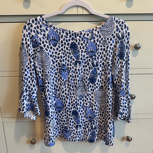 Lilly Pulitzer | Tops | Lilly Pulitzer Fontaine Top | Poshmark